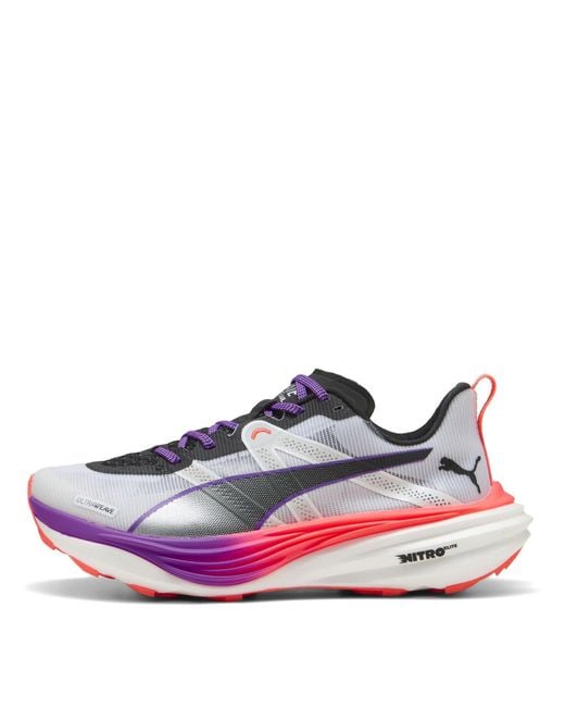 PUMA Deviate Nitro Elite Trail Wn Running Shoes in White | Lyst UK
