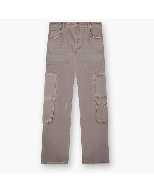 Represent Rep Workshop Denim Jeans in Grey for Men | Lyst UK