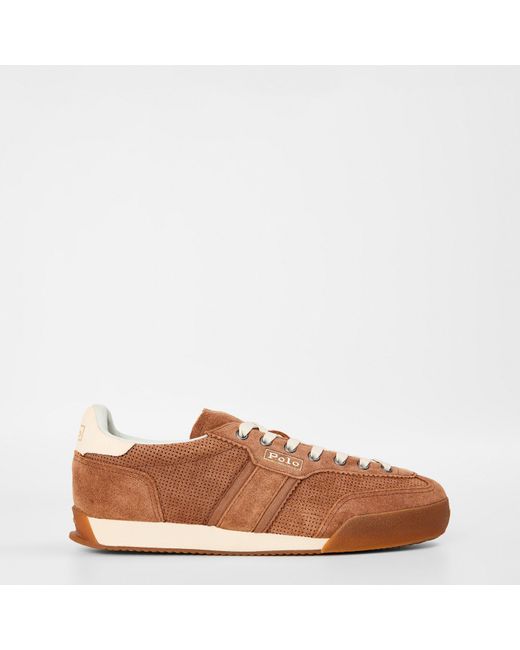 Polo Ralph Lauren Hester Runners in Brown | Lyst UK