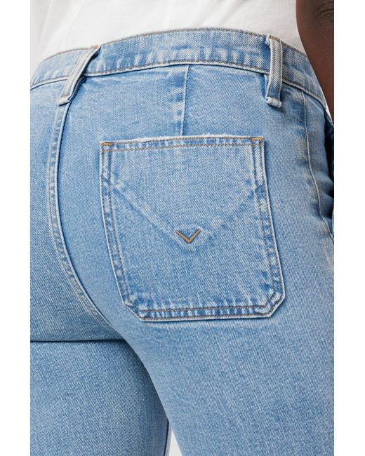 Hudson Jeans Rosie High-rise Wide Leg Cargo Jean in Blue | Lyst