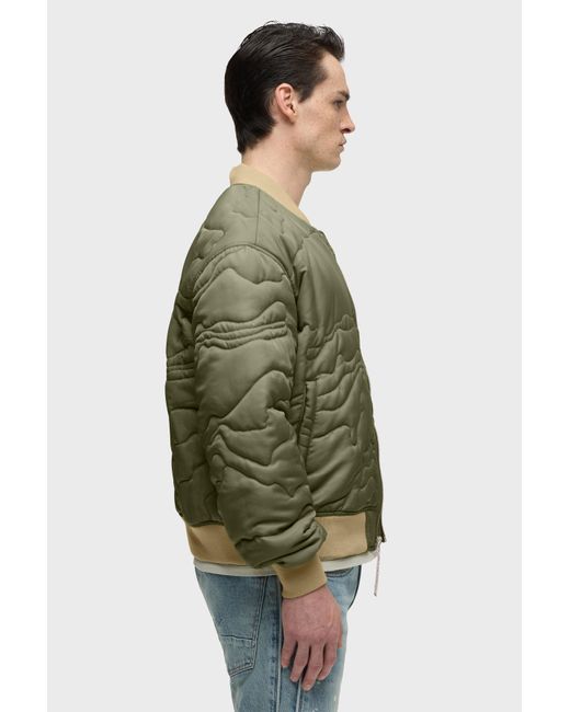Hudson Jeans Nylon Jacket in Green for Men | Lyst