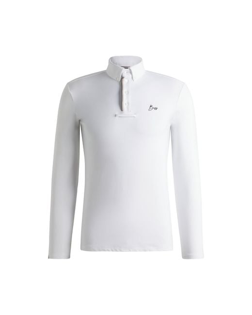 BOSS Equestrian Show Shirt in White for Men | Lyst UK