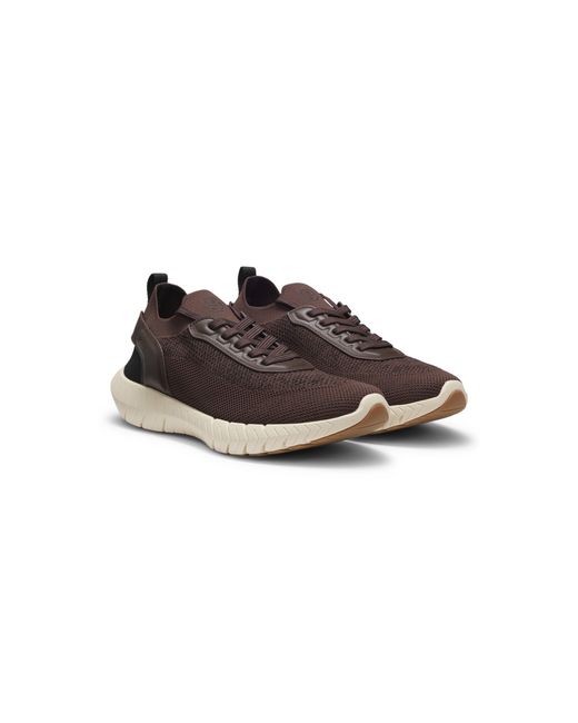 BOSS Motion Trainers With Responsive Motion Foam Outsole in Brown for ...
