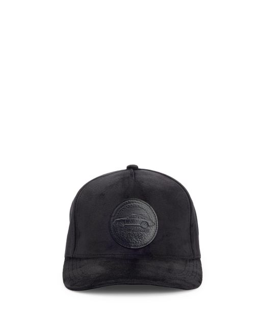 BOSS Porsche X Velvet Cap With Special Branded Patch in Black for Men ...