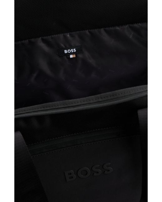 BOSS Logo-detail Holdall With Branded Backpack Straps in Black for Men ...