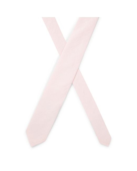 BOSS Jacquard-Structured Tie in Pink for Men | Lyst UK