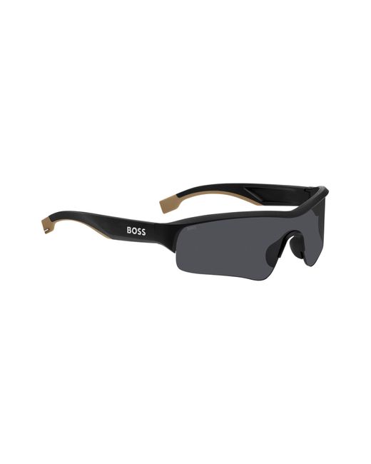BOSS by HUGO BOSS X Matteo Berrettini Mask-style Sunglasses With Logos ...