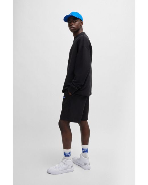 HUGO High-Top Trainers With Bubble Branding in White for Men | Lyst