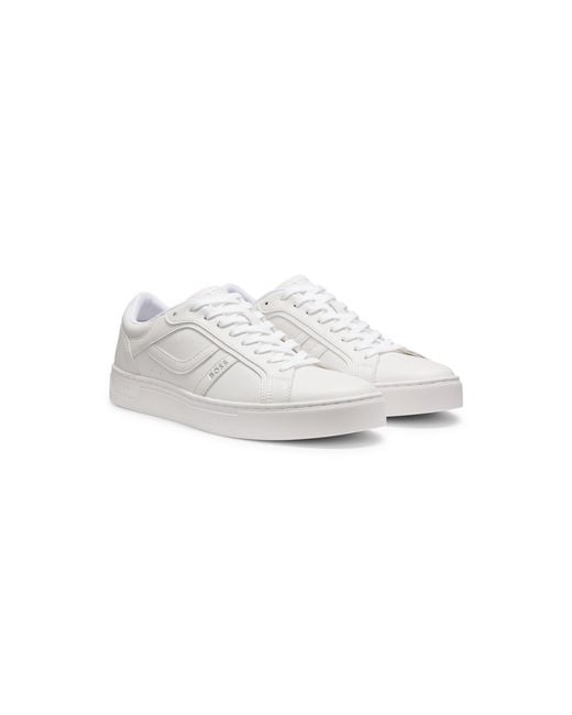 BOSS Logo-Trimmed Trainers in White for Men | Lyst UK