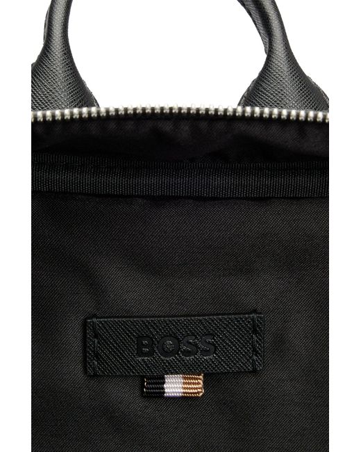 BOSS by HUGO BOSS Backpack With Signature Stripe And Logo Detail in ...