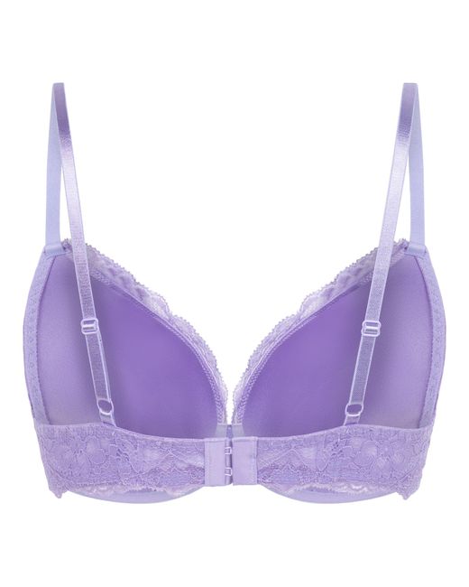Hunkemöller Marine Padded Underwired Push-up Bra in Blue | Lyst UK