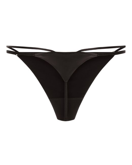 Hunkemöller Hilton Highleg Thong in Brown | Lyst UK