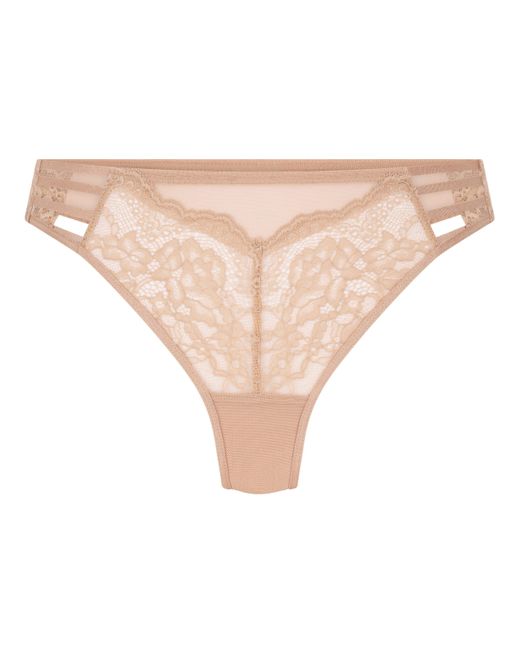 Hunkemöller Briar Thong in Brown | Lyst UK