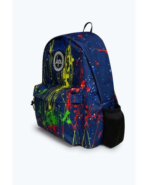 Hype Hype Boys Splatter Backpack in Blue | Lyst UK