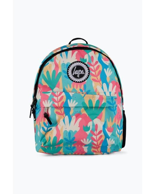Hype Hype Pastel Flower Garden Backpack in Blue | Lyst UK