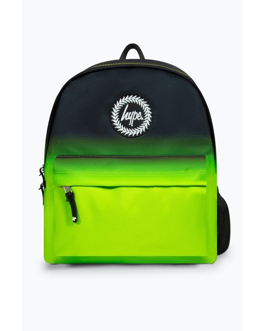 Hype Hype Boys Iconic Fade Neon Backpack in Green | Lyst UK