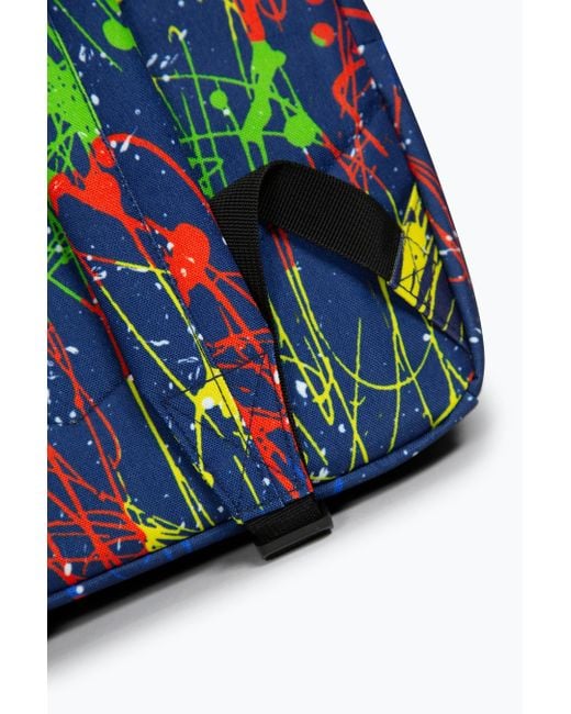 Hype Hype Boys Splatter Backpack in Blue | Lyst UK