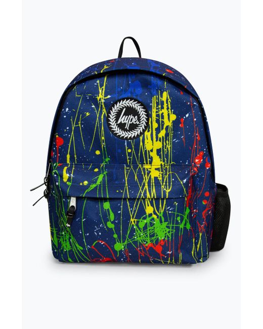 Hype Hype Boys Splatter Backpack in Blue | Lyst UK