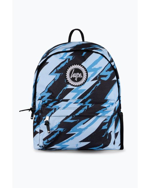 Hype Hype Lightning Scribble Backpack in Blue | Lyst UK