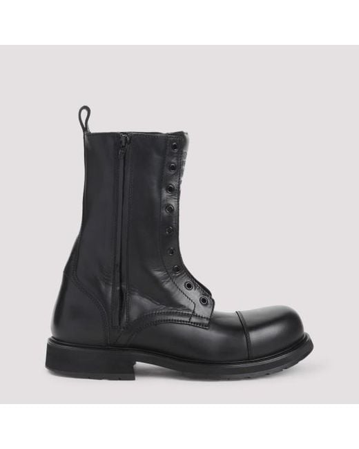 Balenciaga Truck Lace Up Boots in Black for Men | Lyst UK