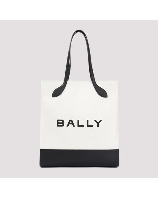 Bally Logo Shopping Bag Unica in Metallic | Lyst