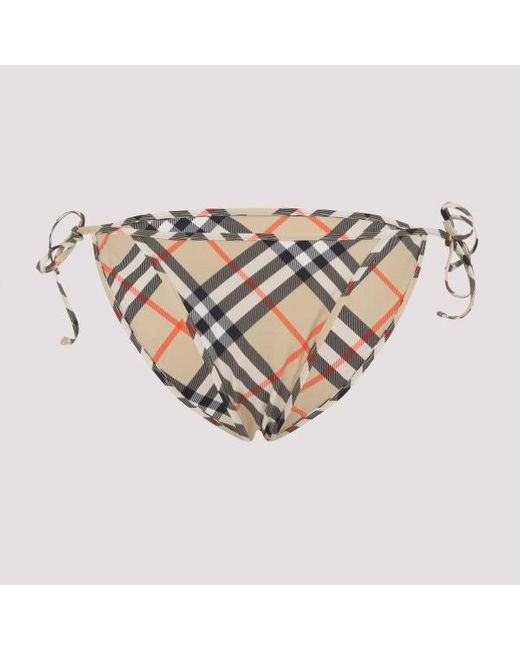 Burberry Bottom Bikini in Metallic | Lyst