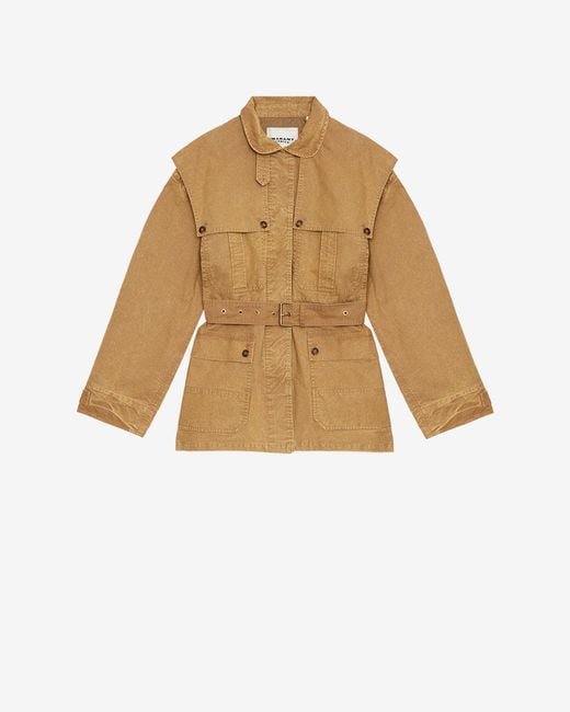 Isabel Marant Malika Jacket in Natural | Lyst