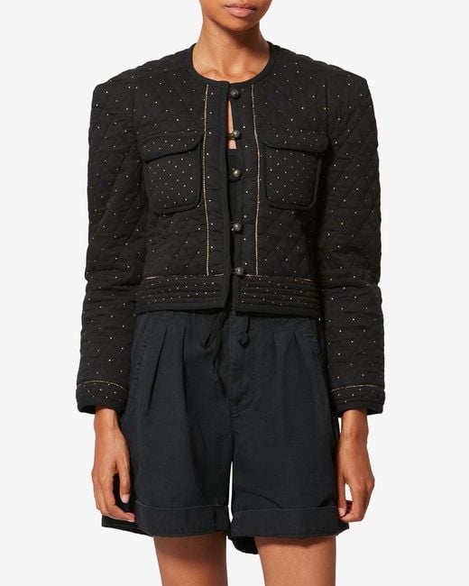 Isabel Marant Vania Jacket in Black | Lyst UK