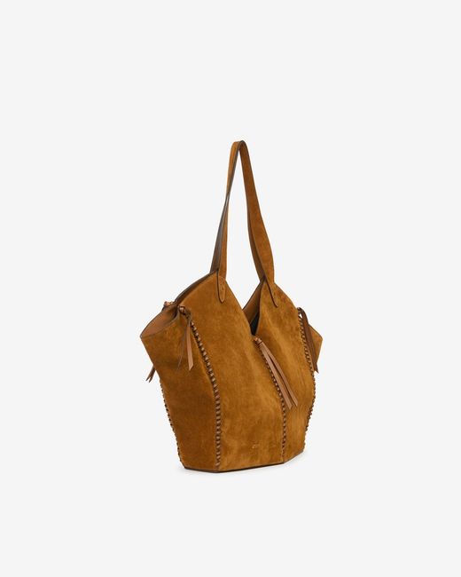 Isabel Marant Tampa Tote Shoulder Bag in Metallic | Lyst UK