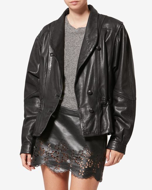 Isabel Marant Tressy Jacket in Black | Lyst UK