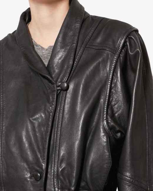 Isabel Marant Tressy Jacket in Black | Lyst UK
