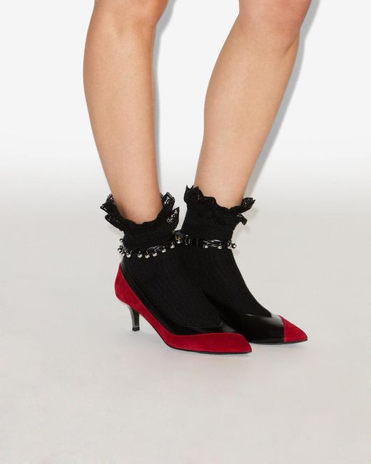 Isabel Marant Palby Pumps in Red | Lyst UK