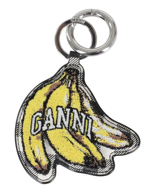 Ganni Banana Ketring Velvet in Metallic | Lyst