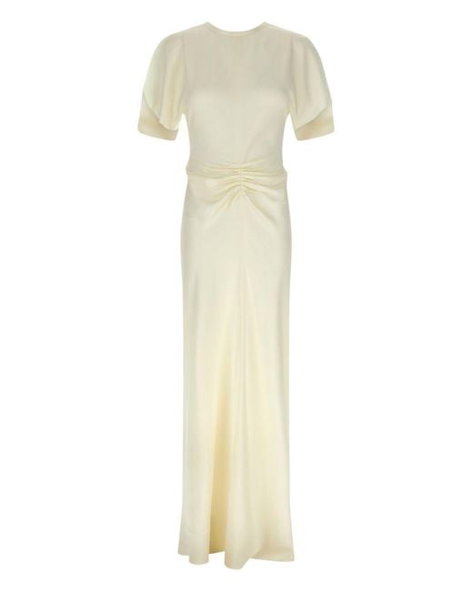 Victoria Beckham Isabella Evening Dress in White | Lyst UK