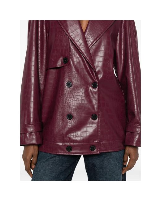 THE NINA STUDIO Outerwear in Purple | Lyst UK