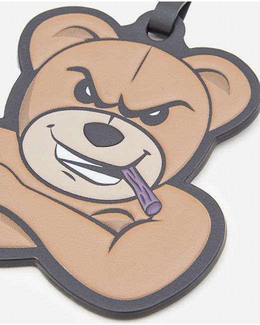 Moncler Genius Bear Patch Bag Charm in White for Men | Lyst