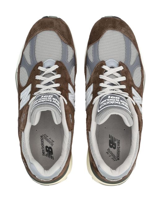 New Balance 991 V2 Miuk Suede Mesh Sneakers | Lyst UK