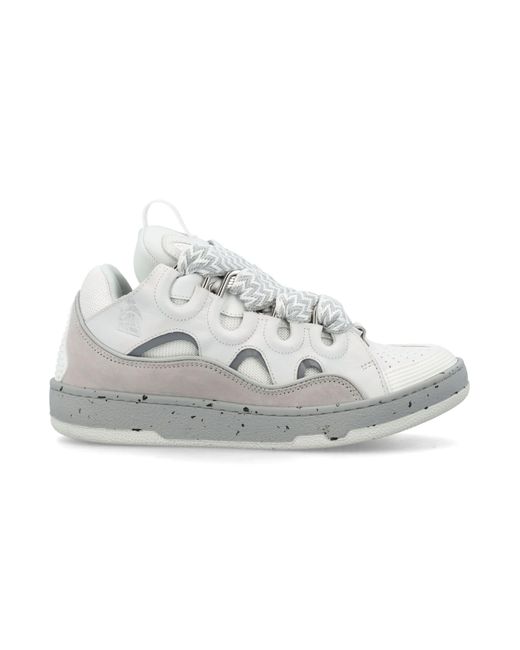 Lanvin Curb Sneakers in White for Men | Lyst