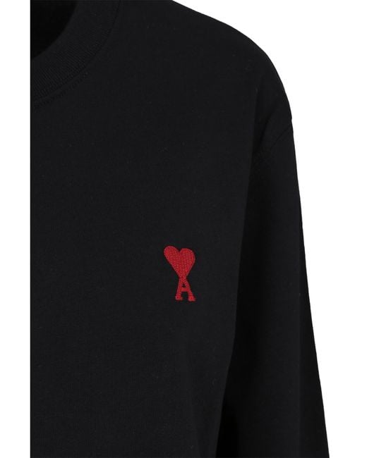 Ami Paris Knitwear in Black | Lyst