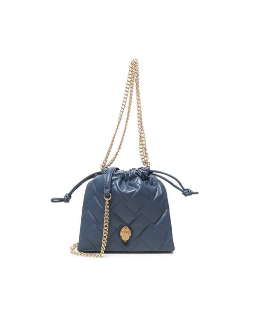 Kurt Geiger Kensington Drawstring Mini Bag in Blue | Lyst UK