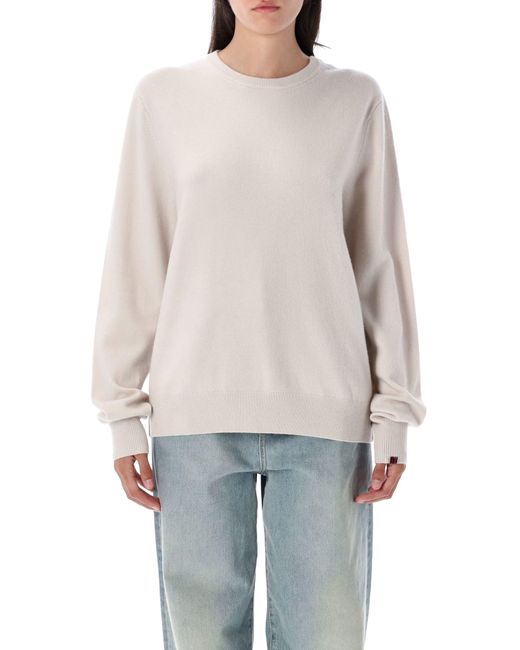Extreme Cashmere N° 36 Be Classic Sweater in White | Lyst UK