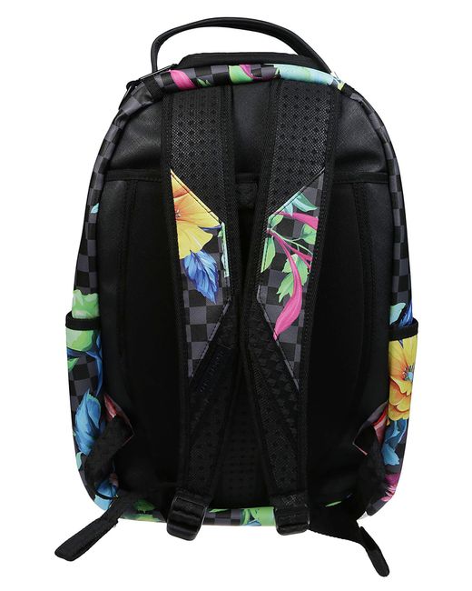 Sprayground Neon Floral Backpack in Green | Lyst