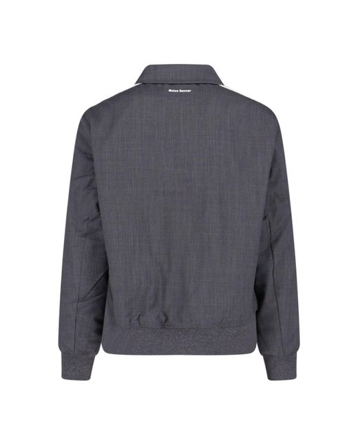 adidas Originals Wool Blend Jacket in Grey | Lyst UK