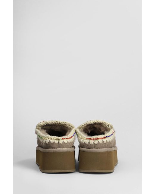 Mou Clog Eskimo Platform Slipper-Mule | Lyst