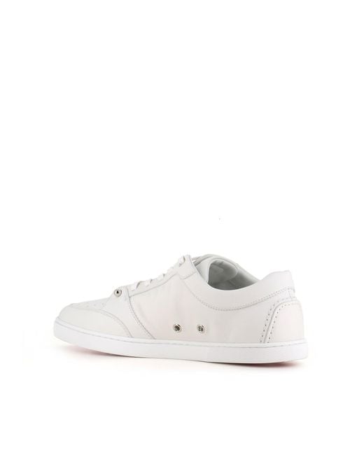 Christian Louboutin Sneaker Chambelisneak Flat in White for Men | Lyst UK