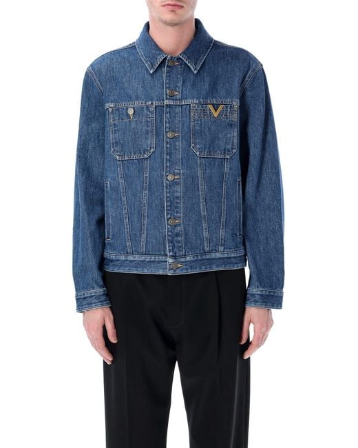 Valentino Garavani Giubbino in Blue for Men | Lyst UK
