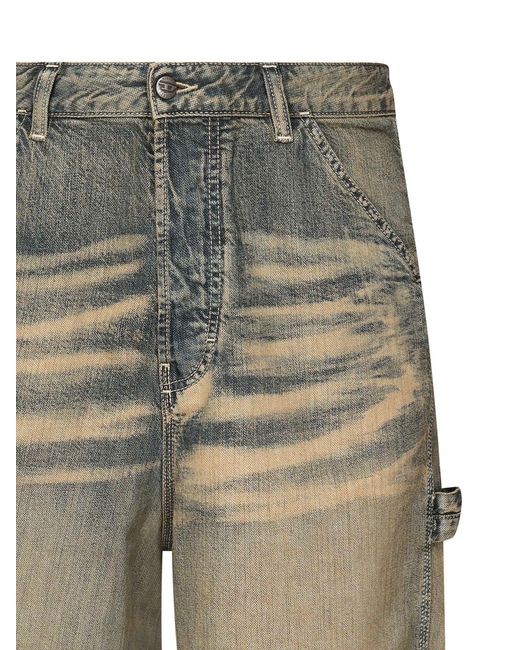 DIESEL Short D-Livery in Gray for Men | Lyst