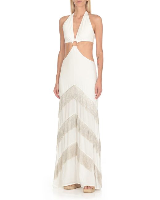 Miss Bikini Dress With Cut-Out Details in White | Lyst