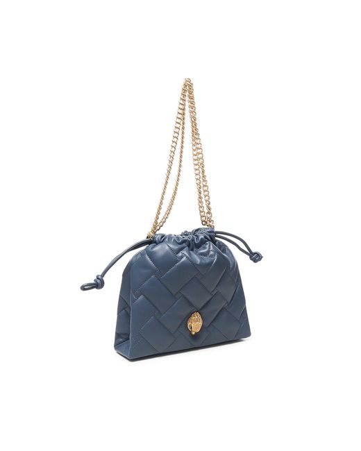 Kurt Geiger Kensington Drawstring Mini Bag in Blue | Lyst UK