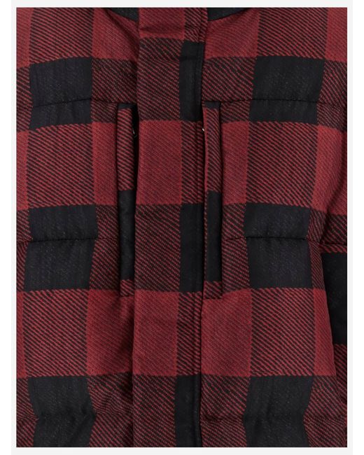 Woolrich Check Pattern Jacket By Todd Snyder in Red for Men | Lyst